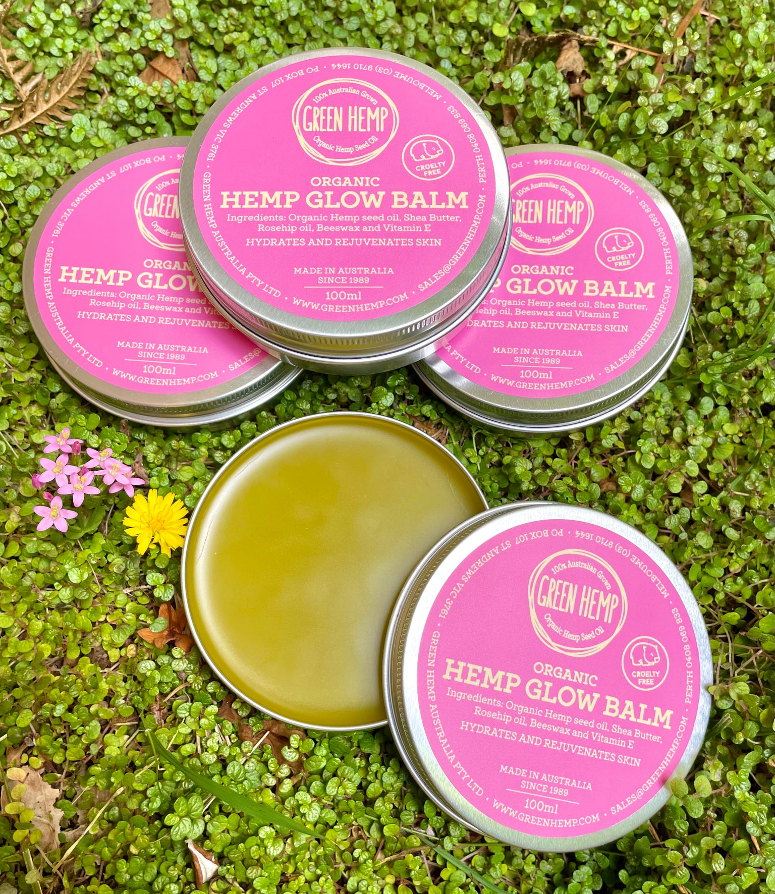 Hemp Healing Balm and Lip Balm
